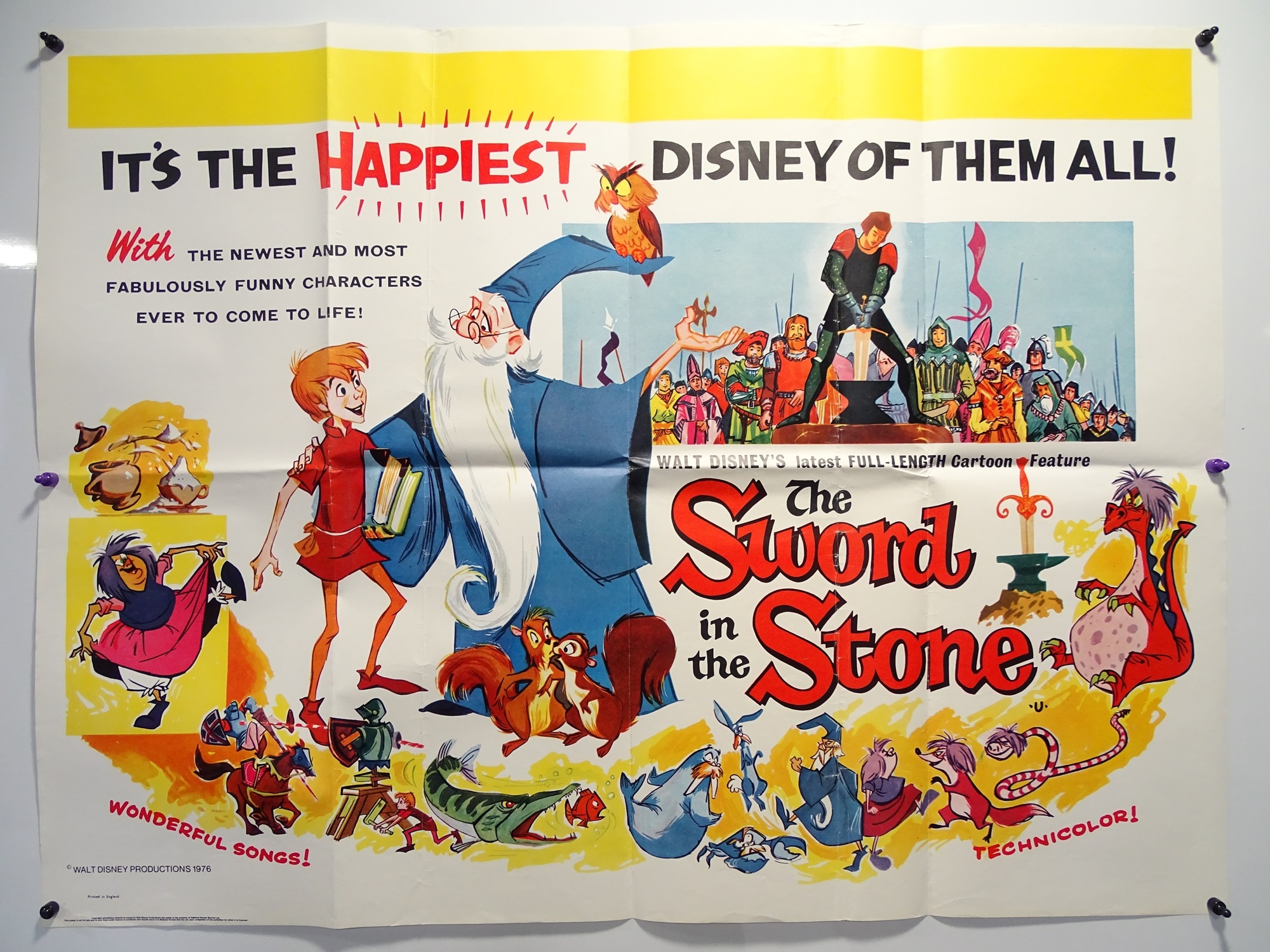 Lot 254 - WALT DISNEY: SWORD IN THE STONE (1960