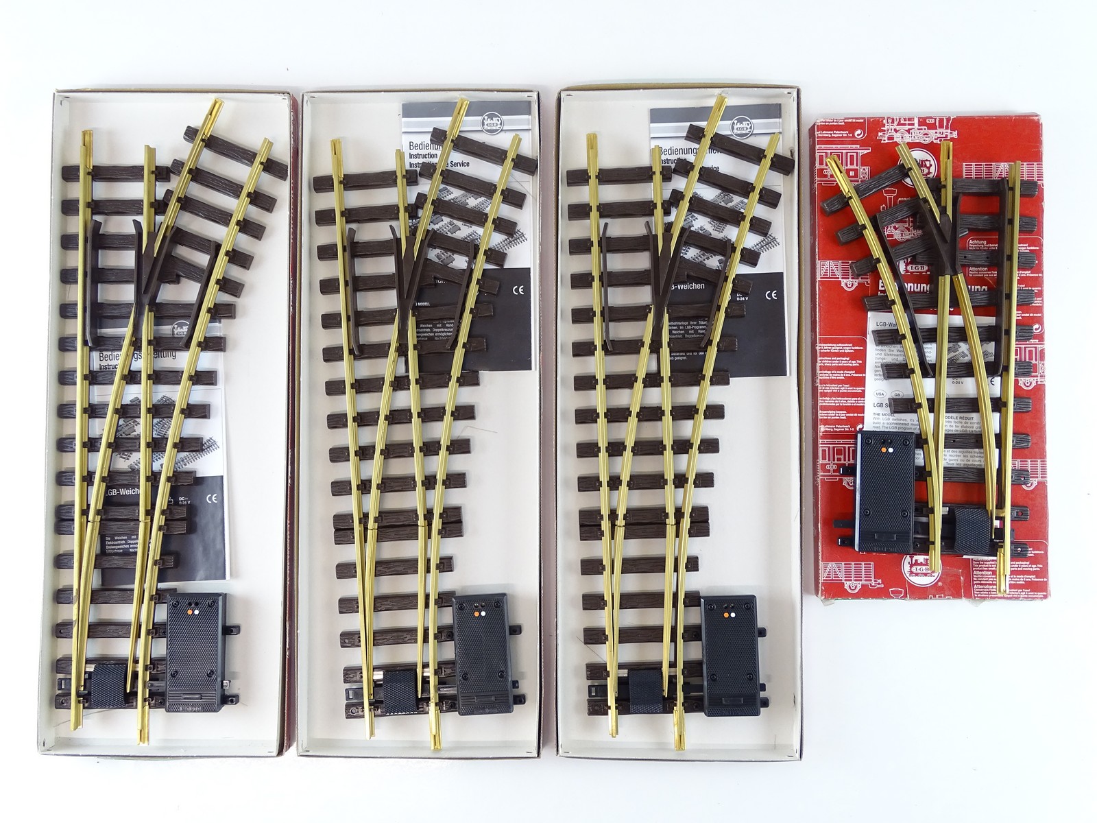 Lot 623 - A group of LGB G scale electrically operated
