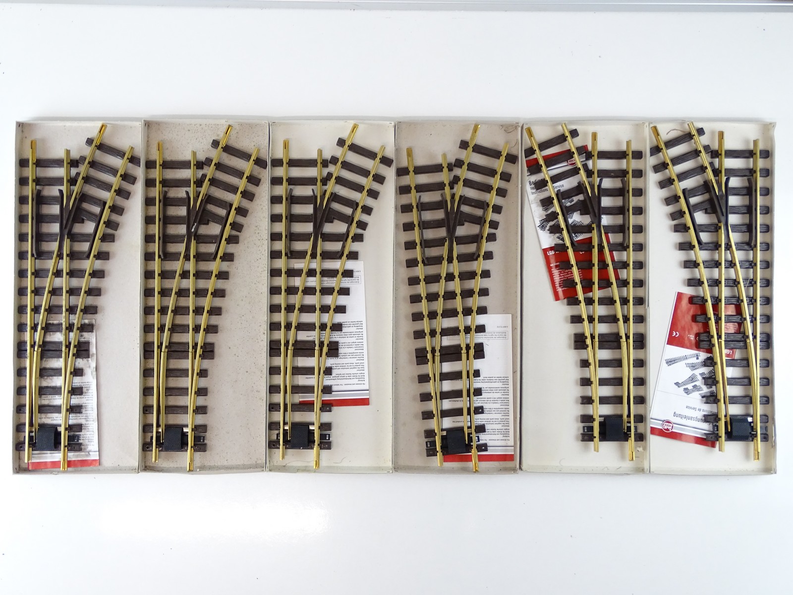 Lot 643 - A group of LGB G Scale hand operated points