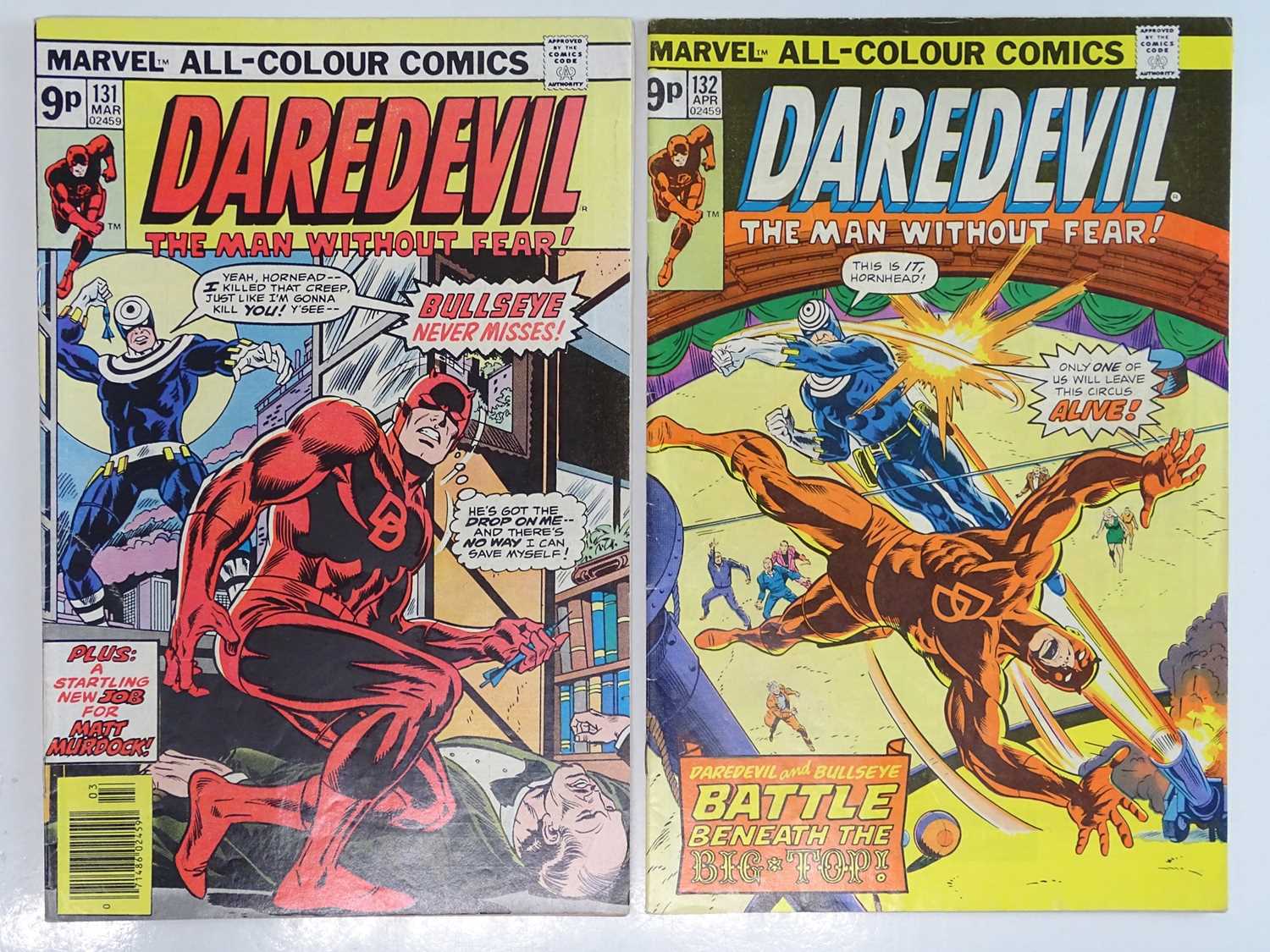 Lot 231 - DAREDEVIL #131 & 132 - (2 in Lot) - (1976