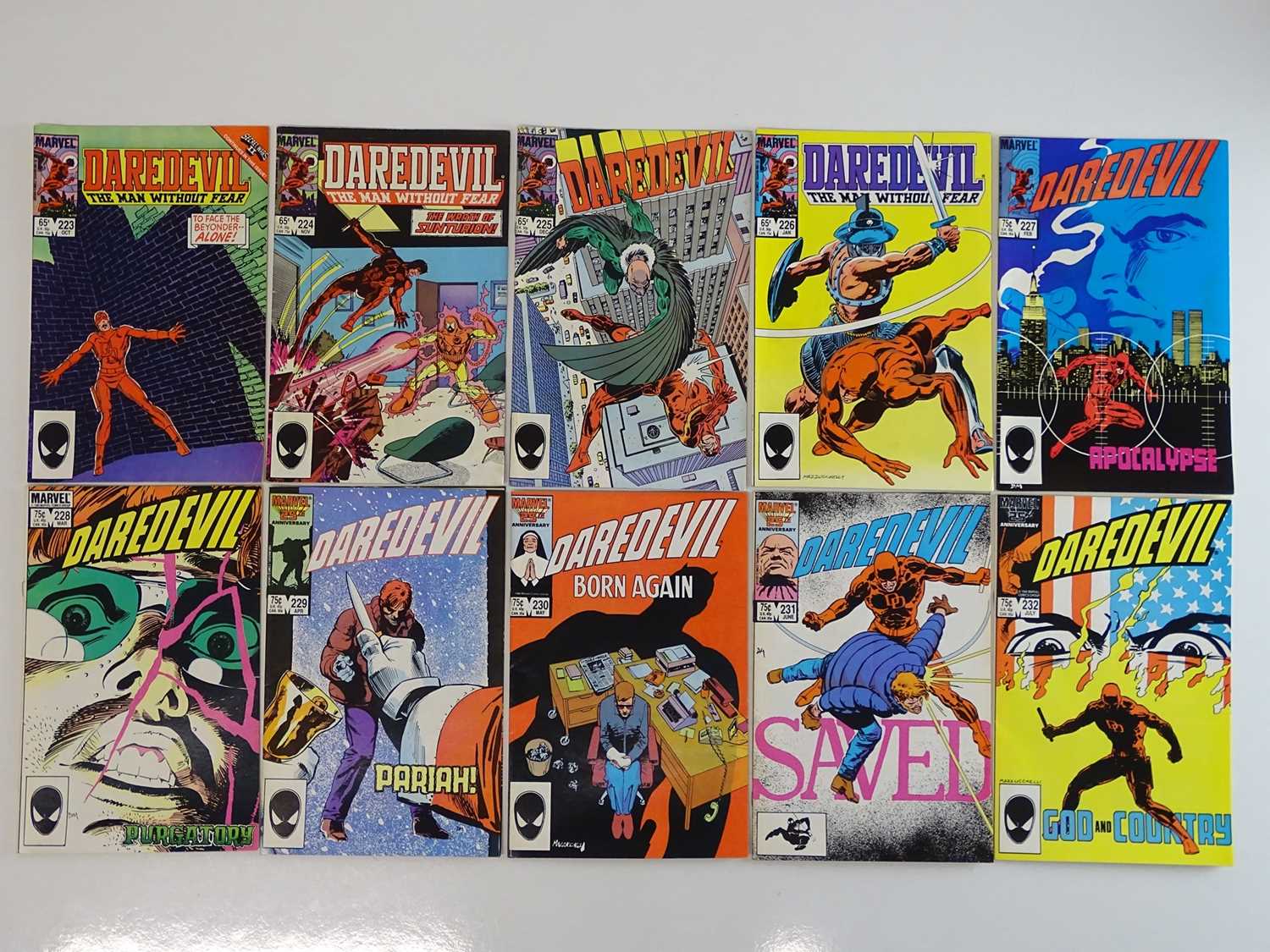 Lot 276 - DAREDEVIL #223, 224, 225, 226, 227, 228, 229,