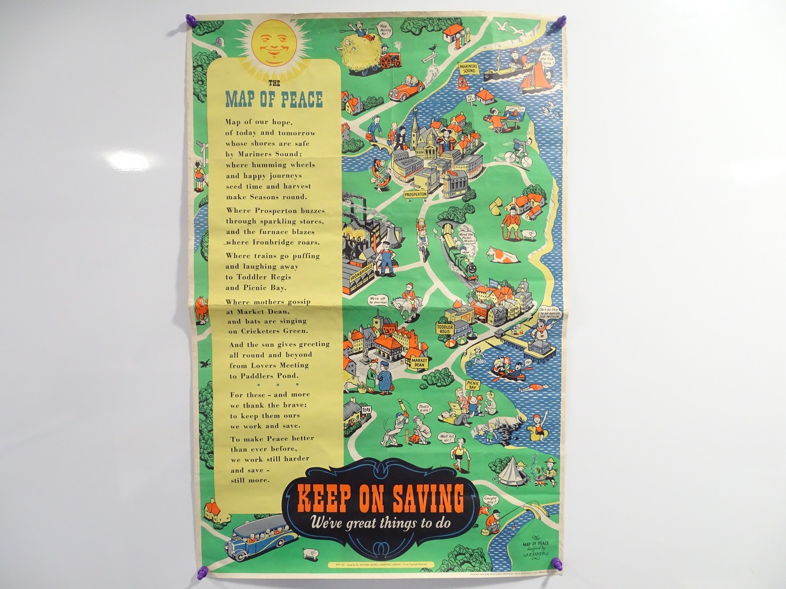 Lot 330 - A pair of post war propaganda posters for