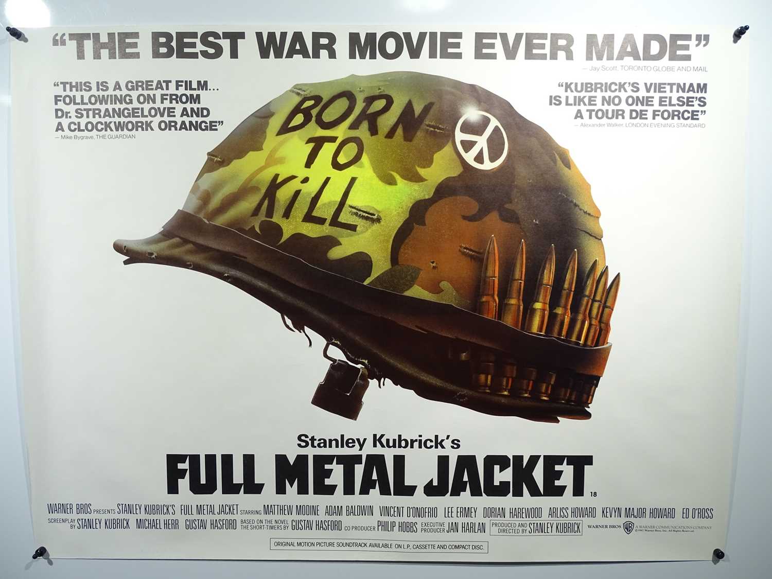 Lot 344 Full Metal Jacket 1987 Stanley Kubrick
