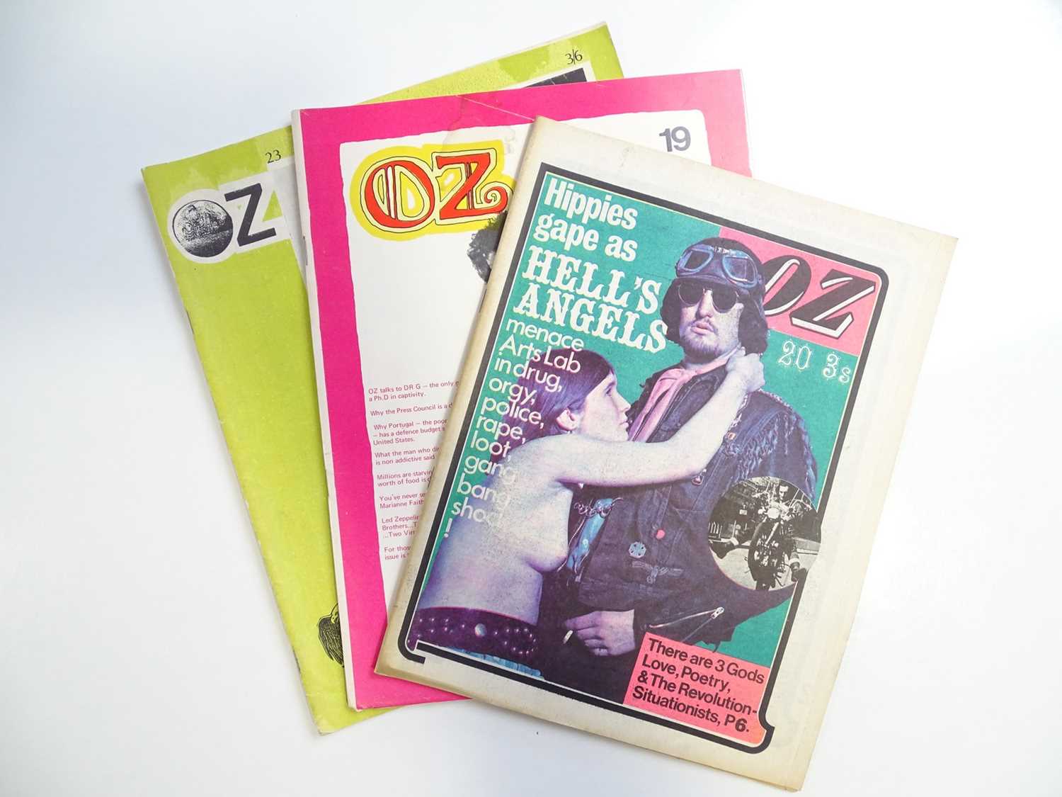Lot 352 - OZ Magazine issues #19 (March 1969), #20