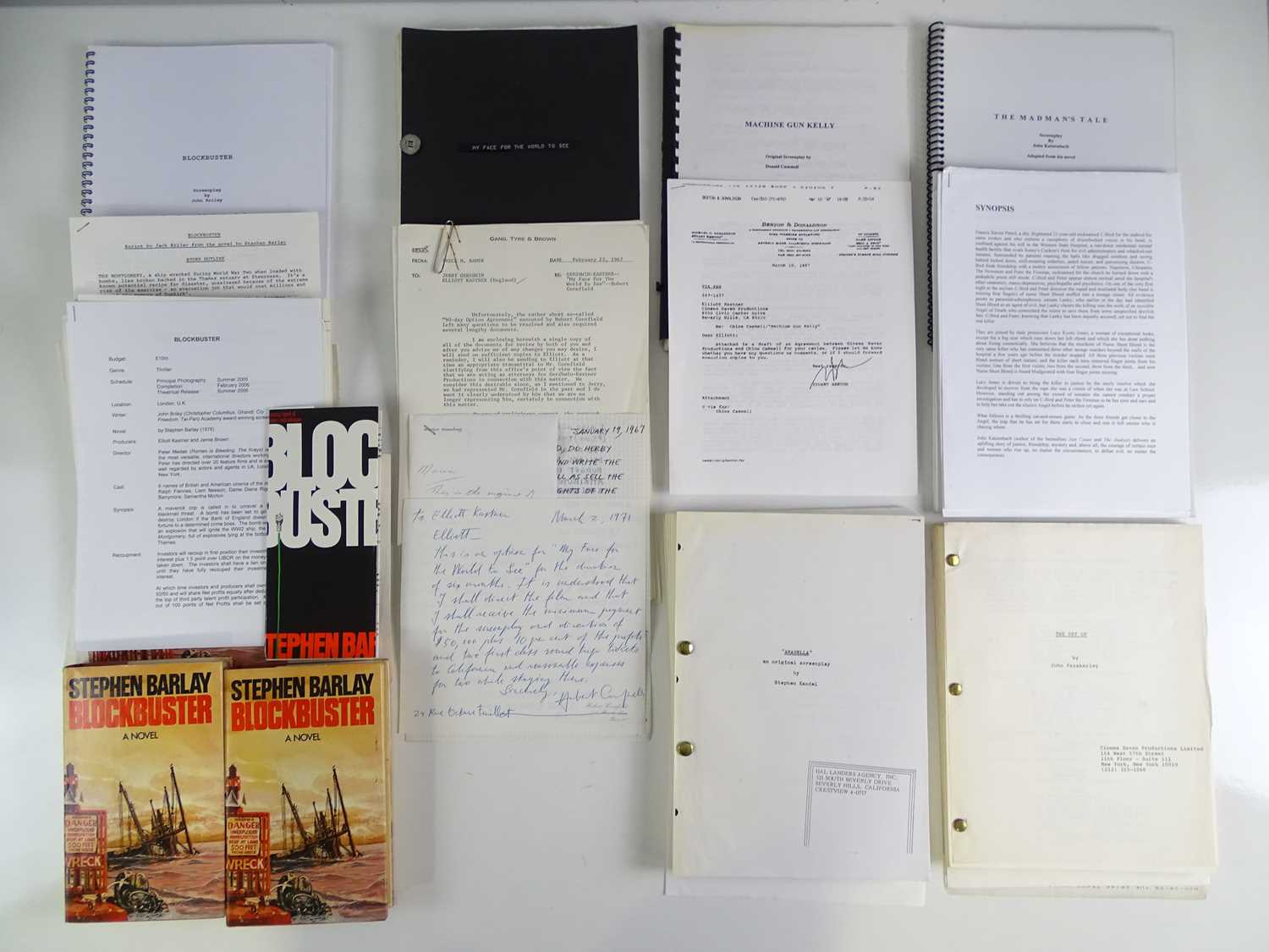 Lot 374 - A large quantity of scripts, paperwork and