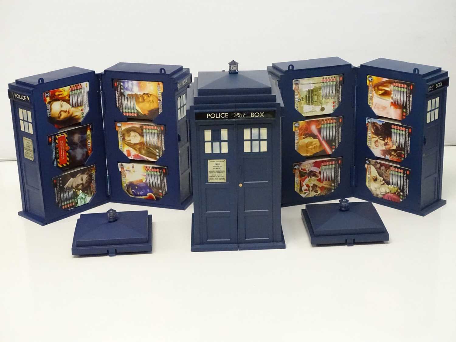 Lot 369 - DR WHO: A group of three Tardis shaped