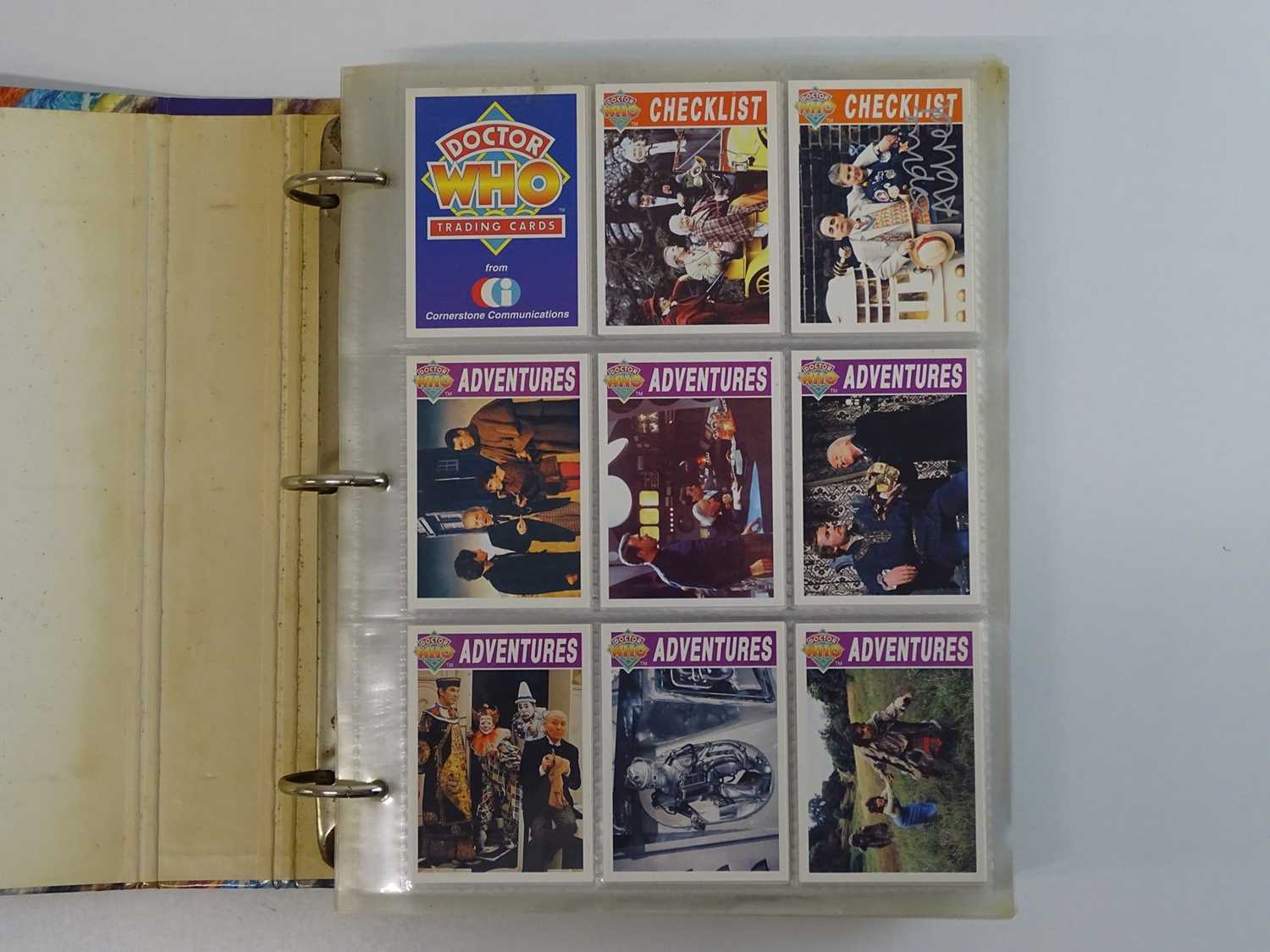 Lot 375 - DR WHO: A large ringbinder album containing
