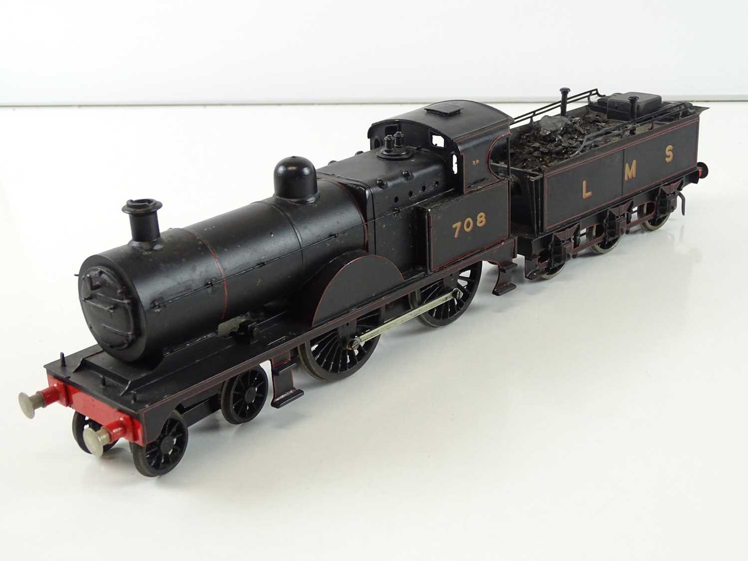 Lot 608 - A finescale O gauge kitbuilt class 2P 4-4-0