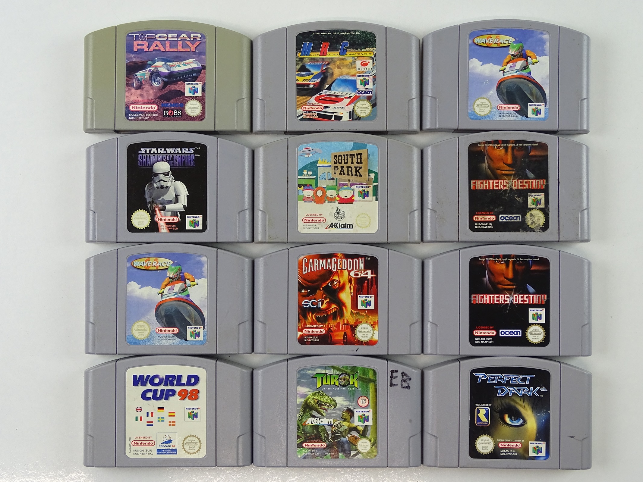 Lot 14 - Nintendo 64 unboxed cartridges including Star