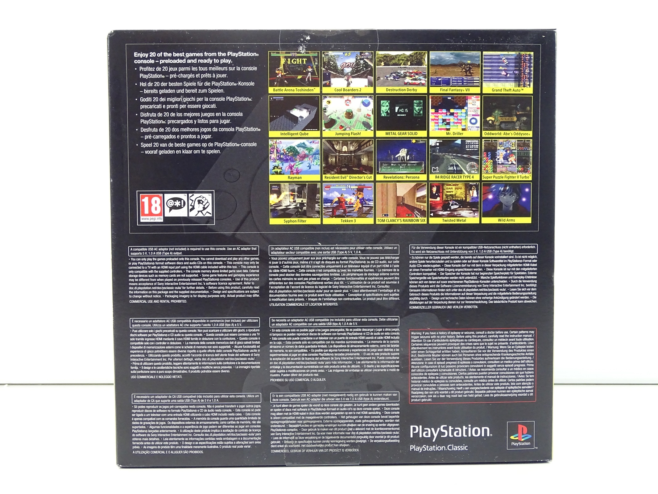 Lot 27 - Playstation Classic mini console - released