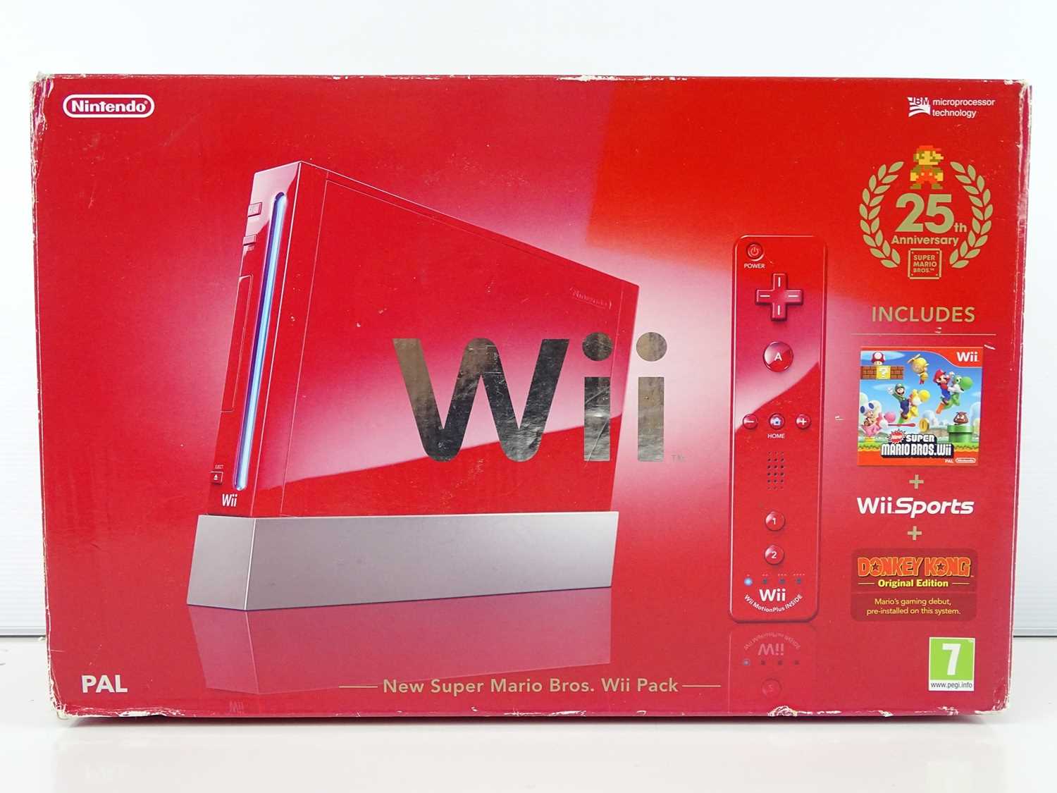Lot 31 - Super Mario Bros 25th Anniversary Wii console