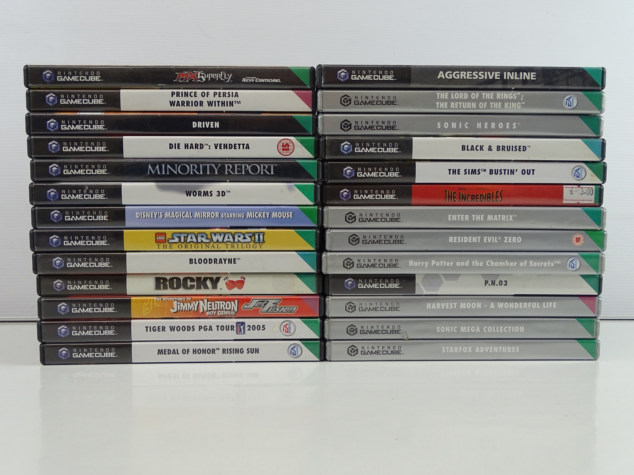 Lot 88 - Nintendo Game Cube games including Sonic Mega