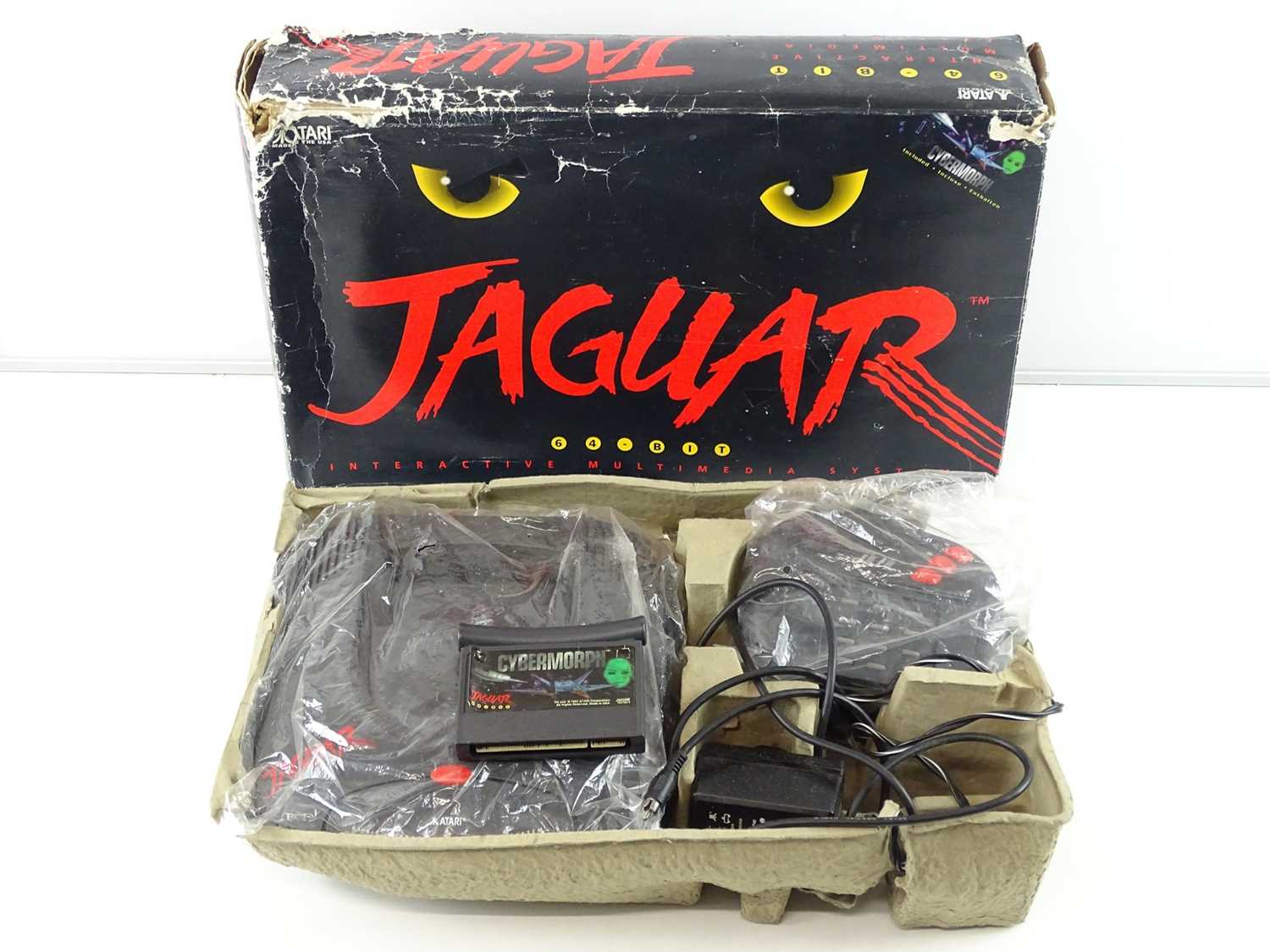 Lot 120 - Atari Jaguar 64 Bit video games console,