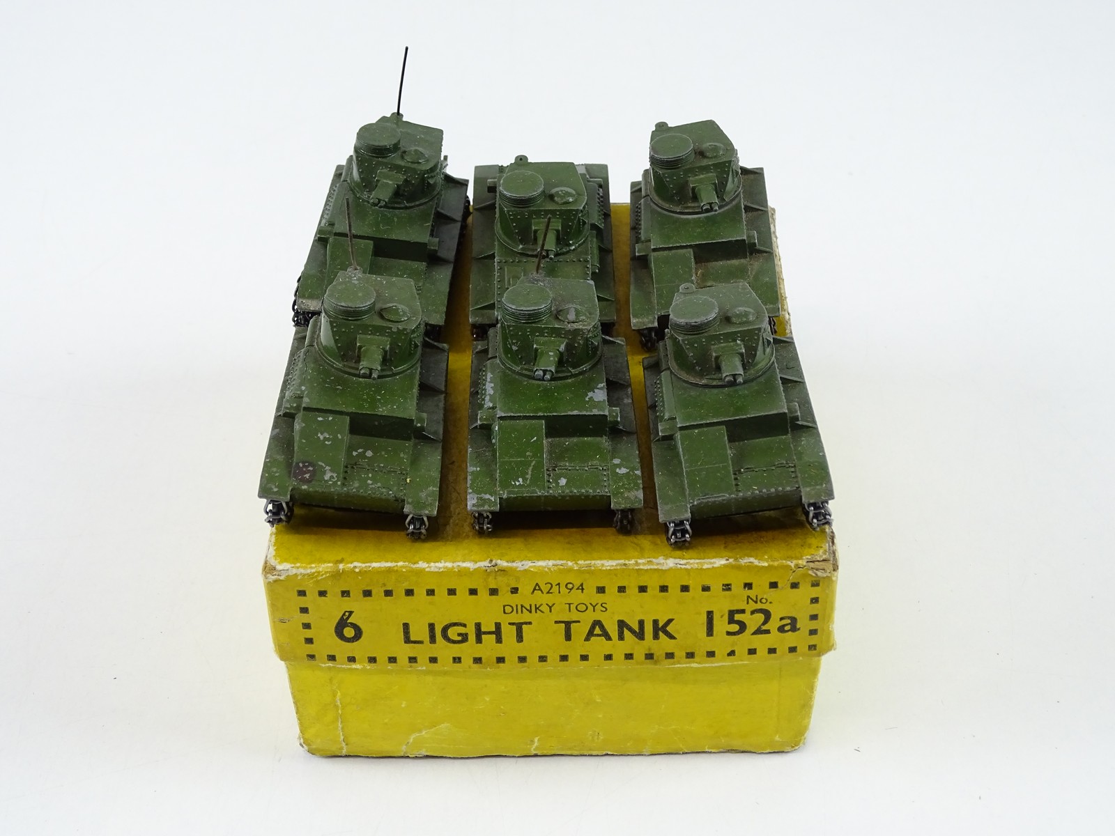 Lot 152 - A DINKY pre-war 152a Light Tank trade box