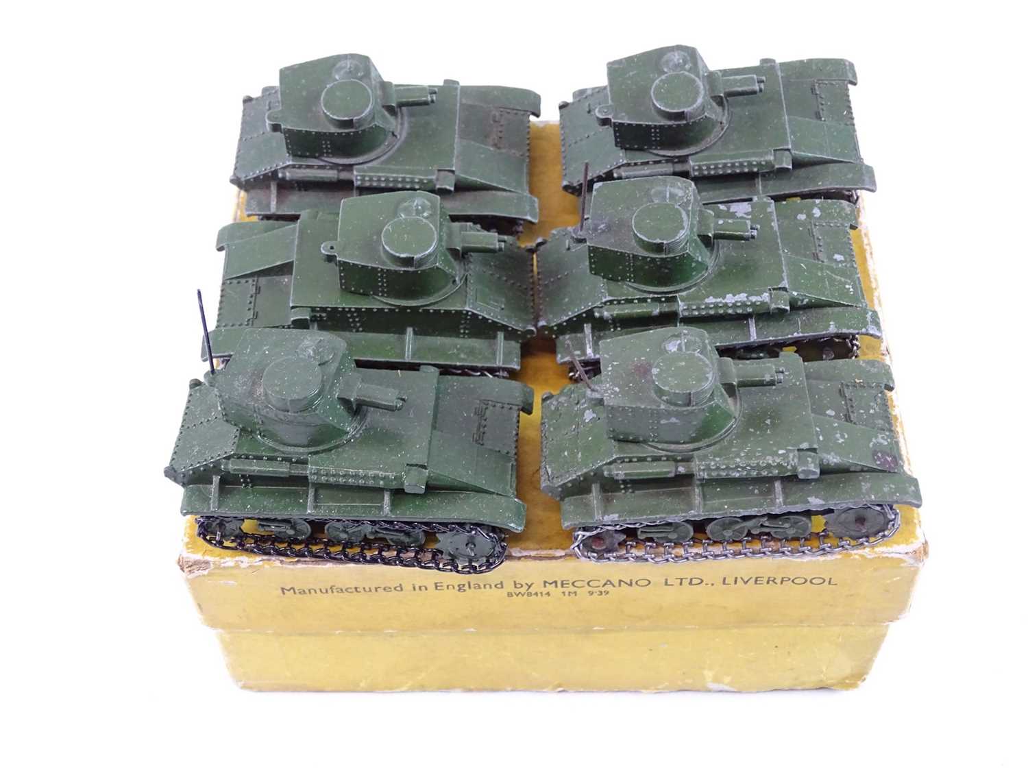 Lot 152 - A DINKY pre-war 152a Light Tank trade box