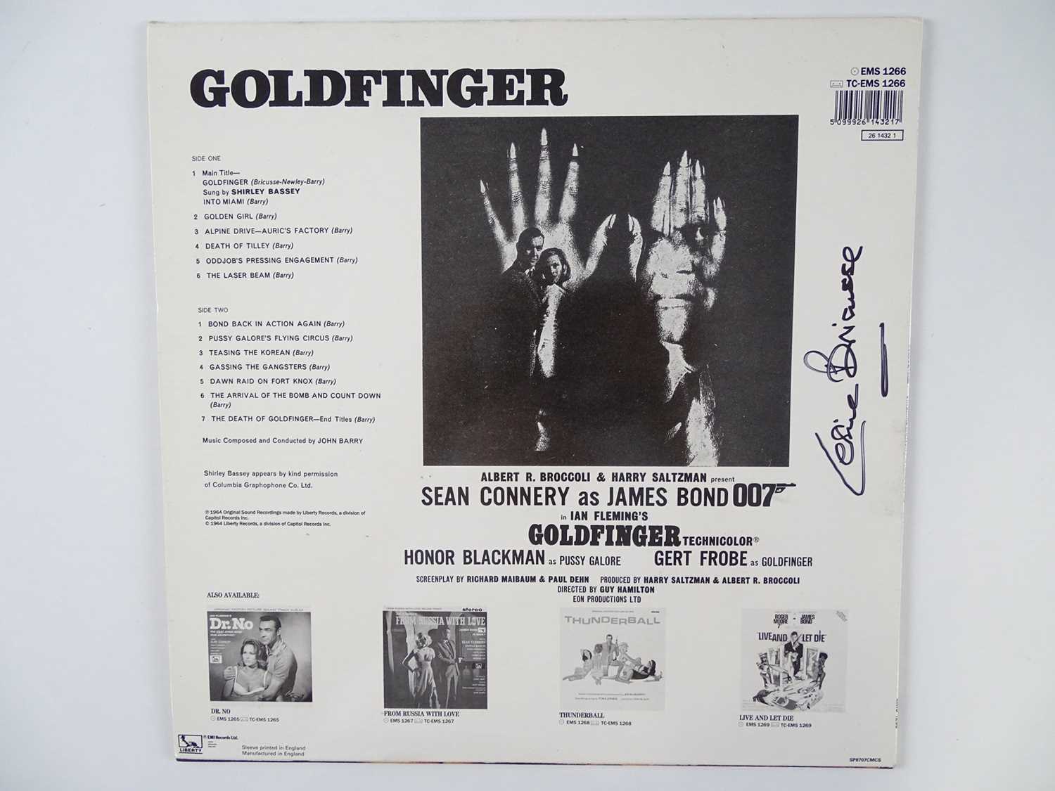 Lot 88 - JAMES BOND: GOLDFINGER - original soundtrack