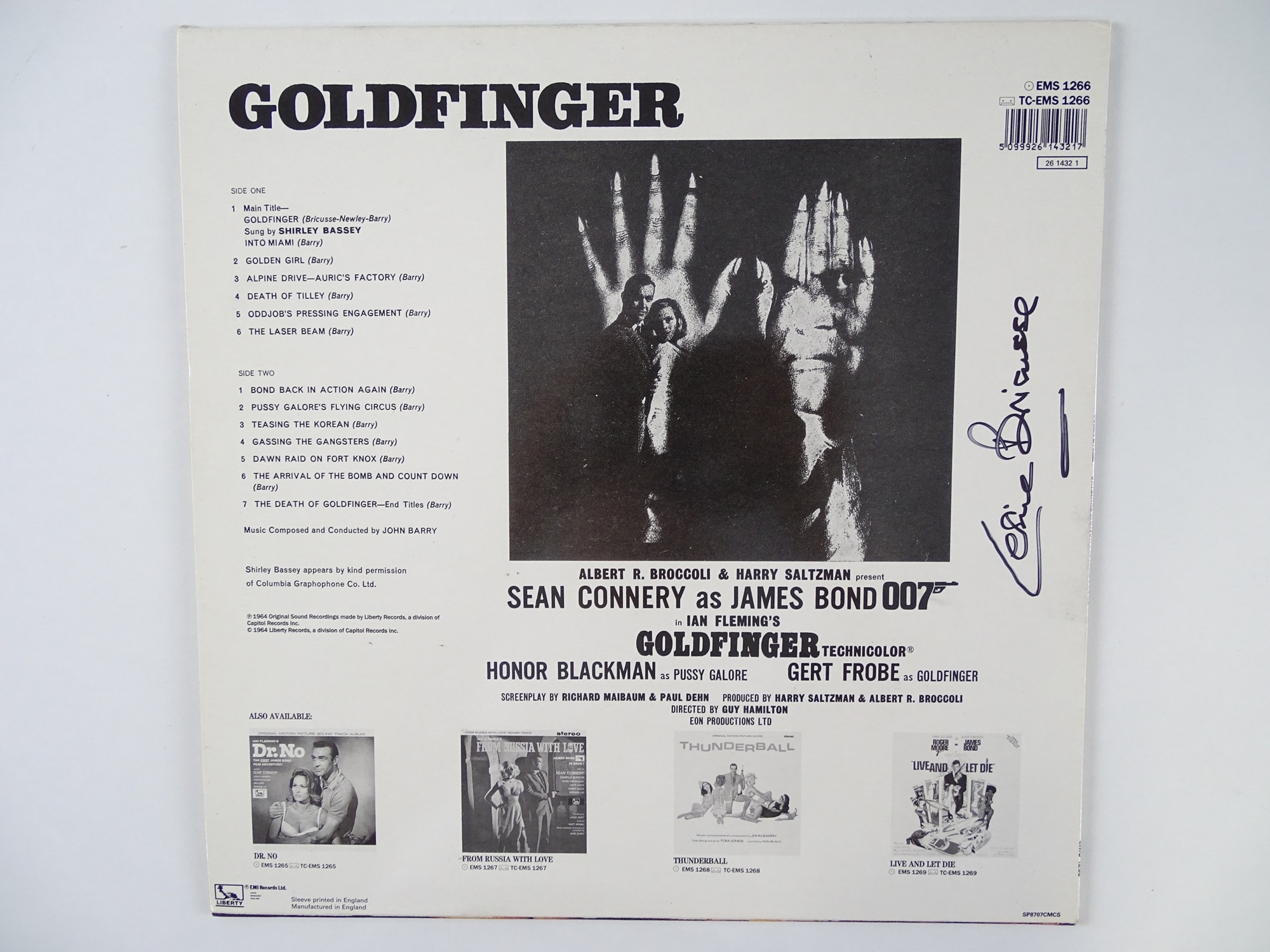 Lot 88 - JAMES BOND: GOLDFINGER - original soundtrack