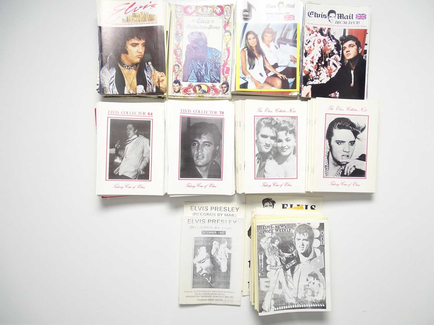 Lot 316 - ELVIS - a large group of Elvis related