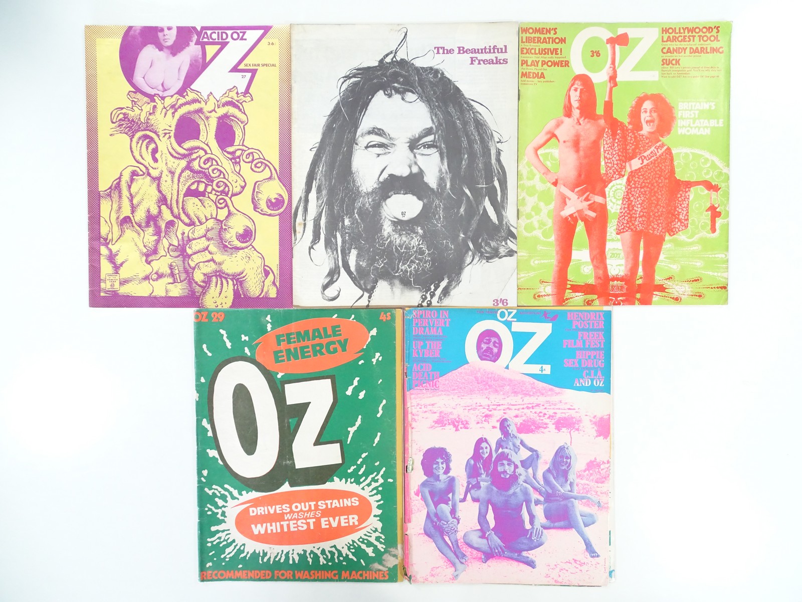 Lot 368 - OZ Magazine #24 (with Robert Crumb poster),