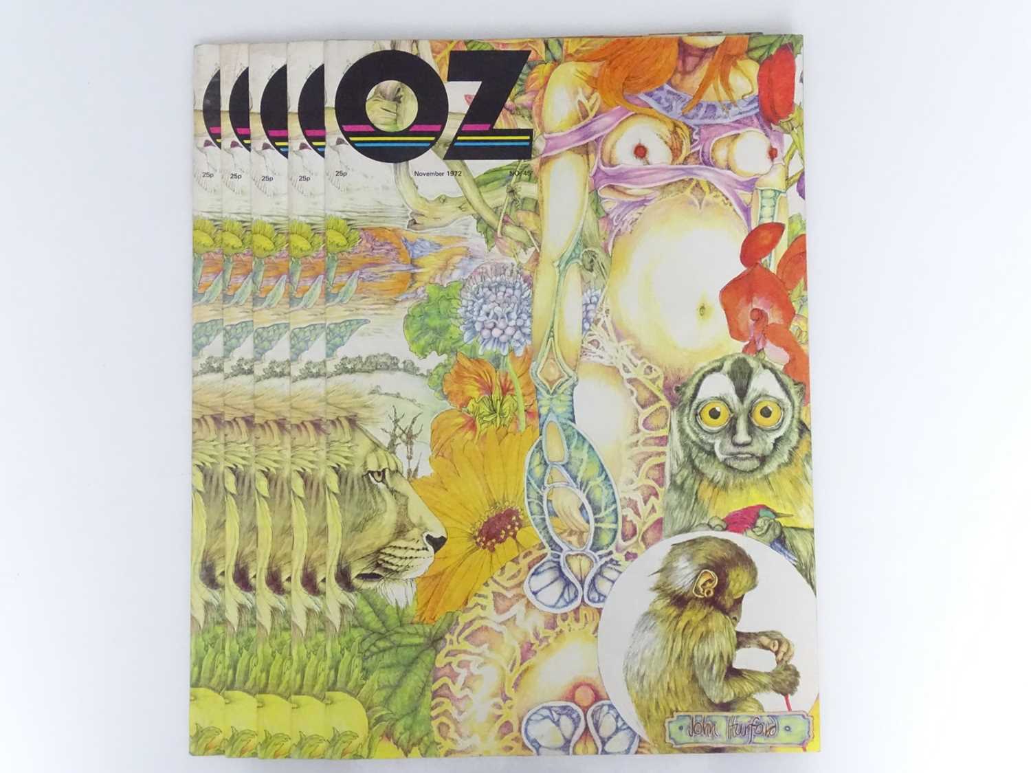 Lot 387 - OZ Magazine #45 (5 in lot) - Cover art by