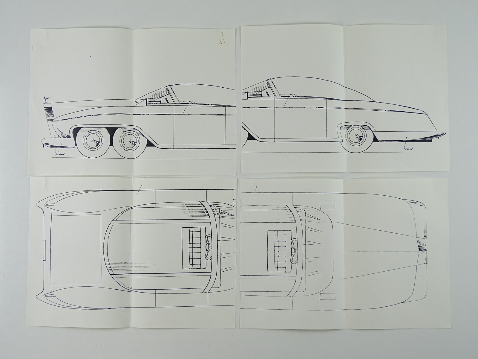 Lot 519 - A group of GERRY ANDERSON drawings from AP