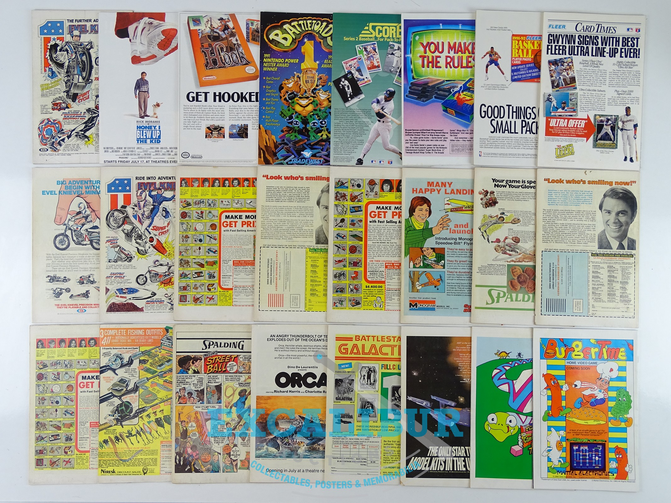 Lot 356 - HOWARD THE DUCK, SILVER SURFER, HULK, NAMOR,