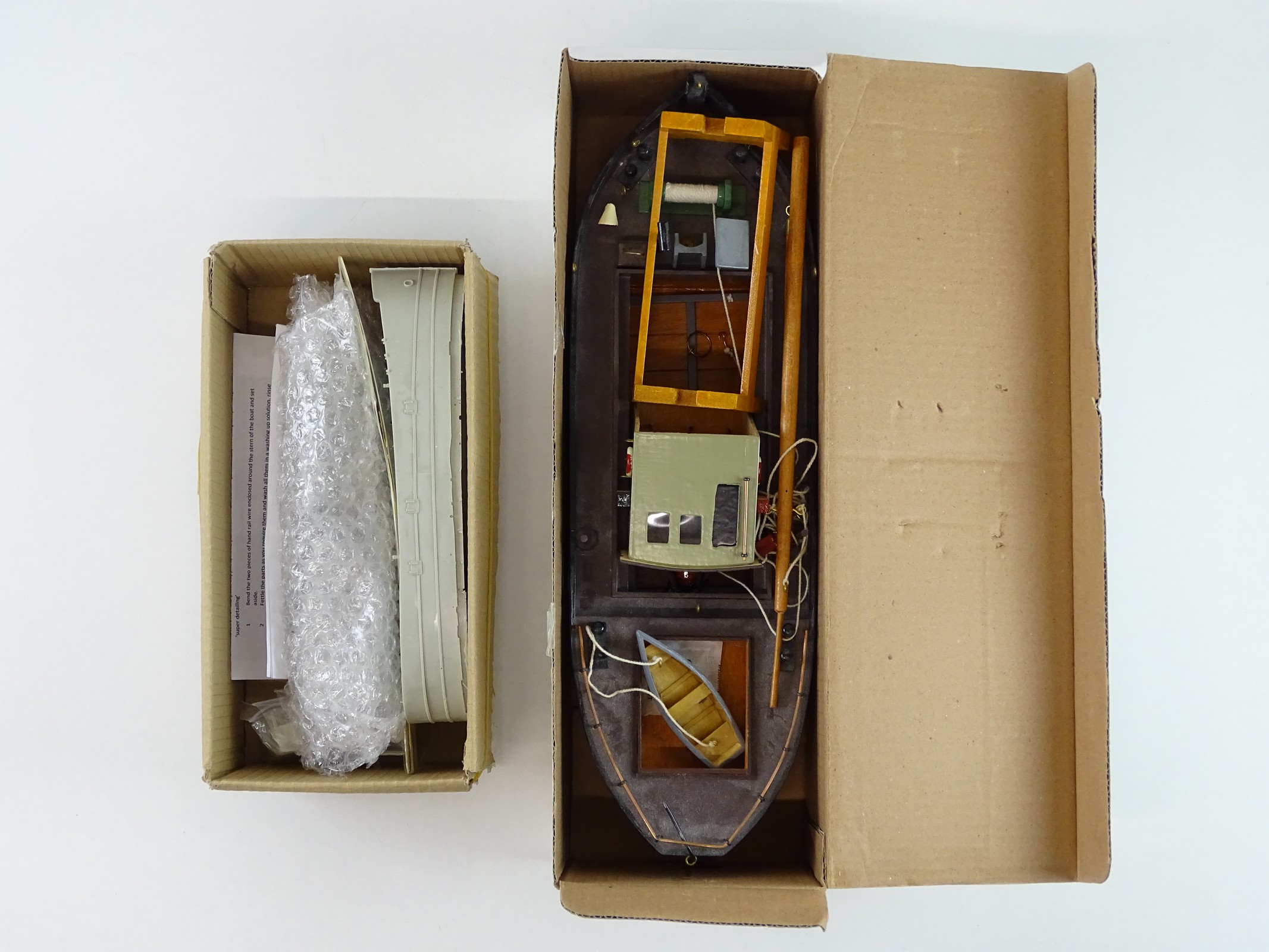 Lot 125 - A 1:43 scale handbuilt Puffer ship model