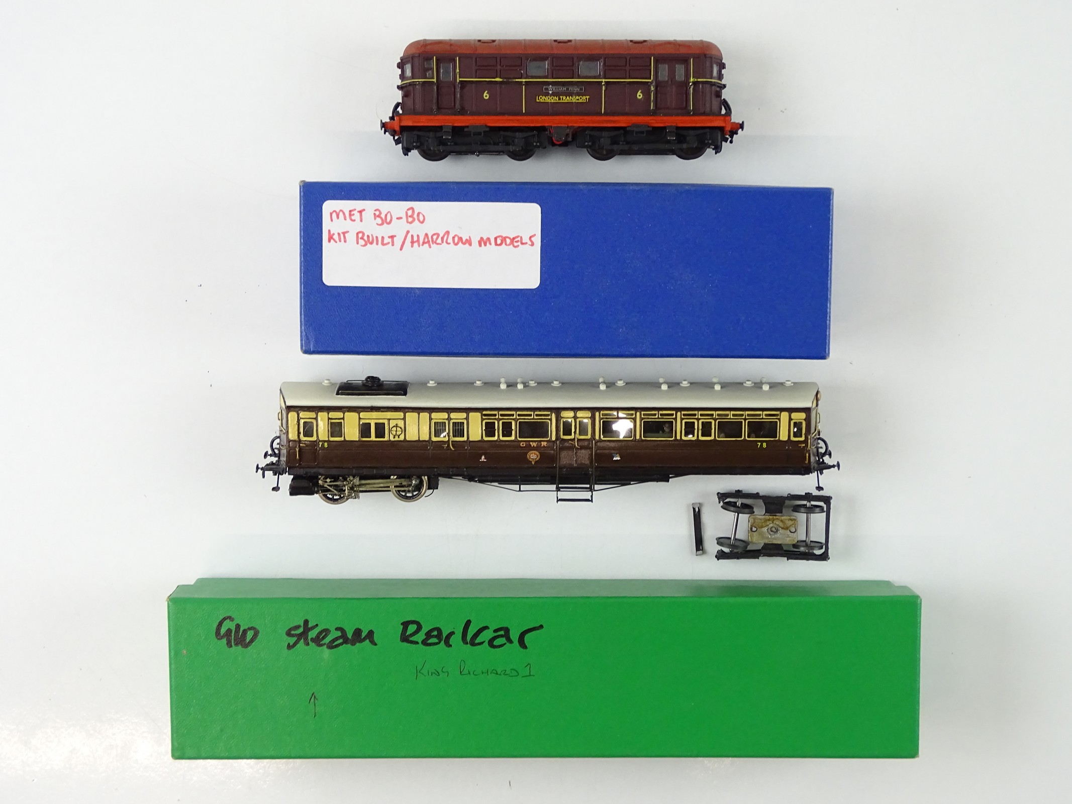 Lot 202 - A pair of OO gauge kit built locomotives