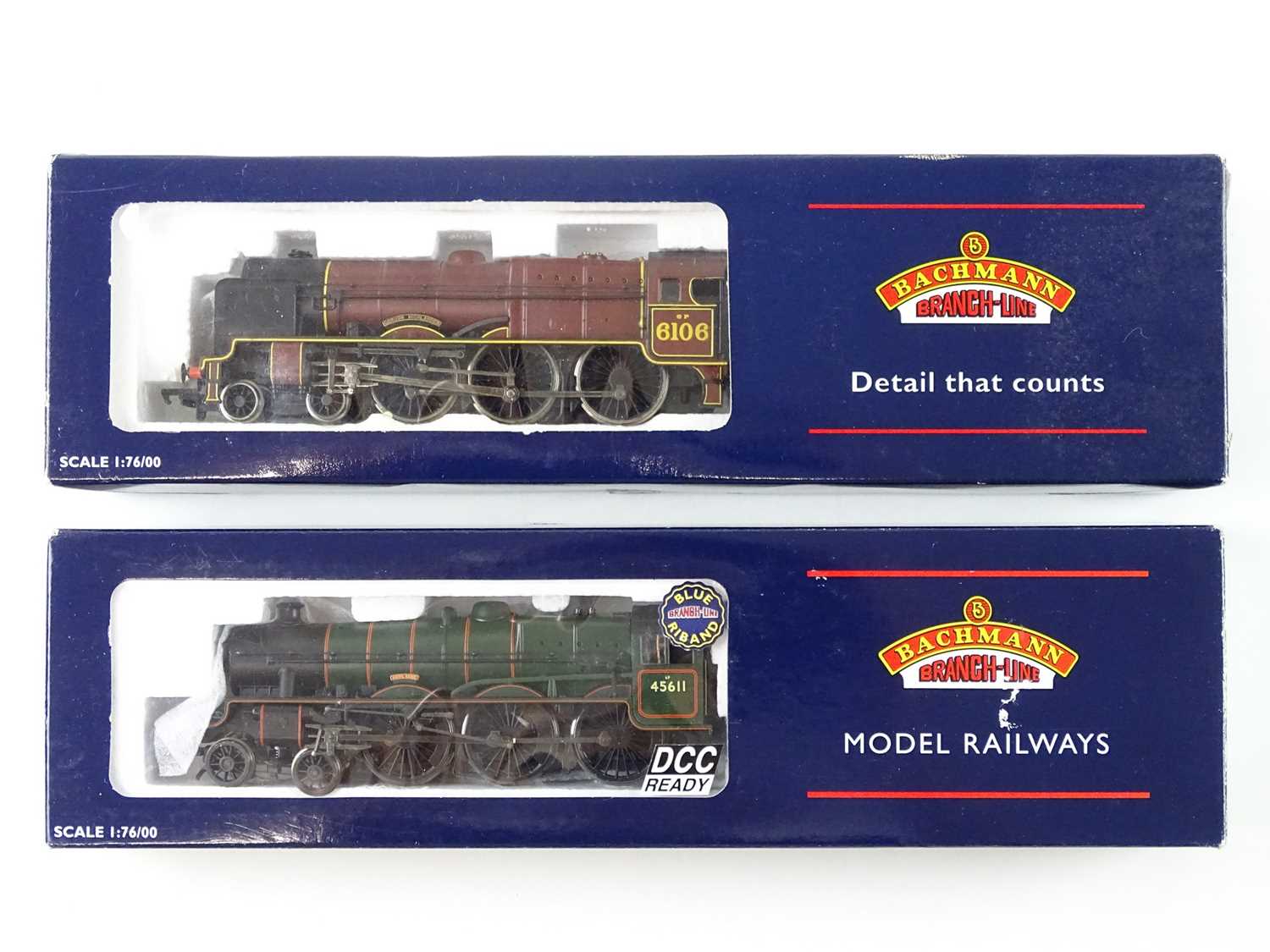 Lot 218 - A pair of BACHMANN OO gauge steam