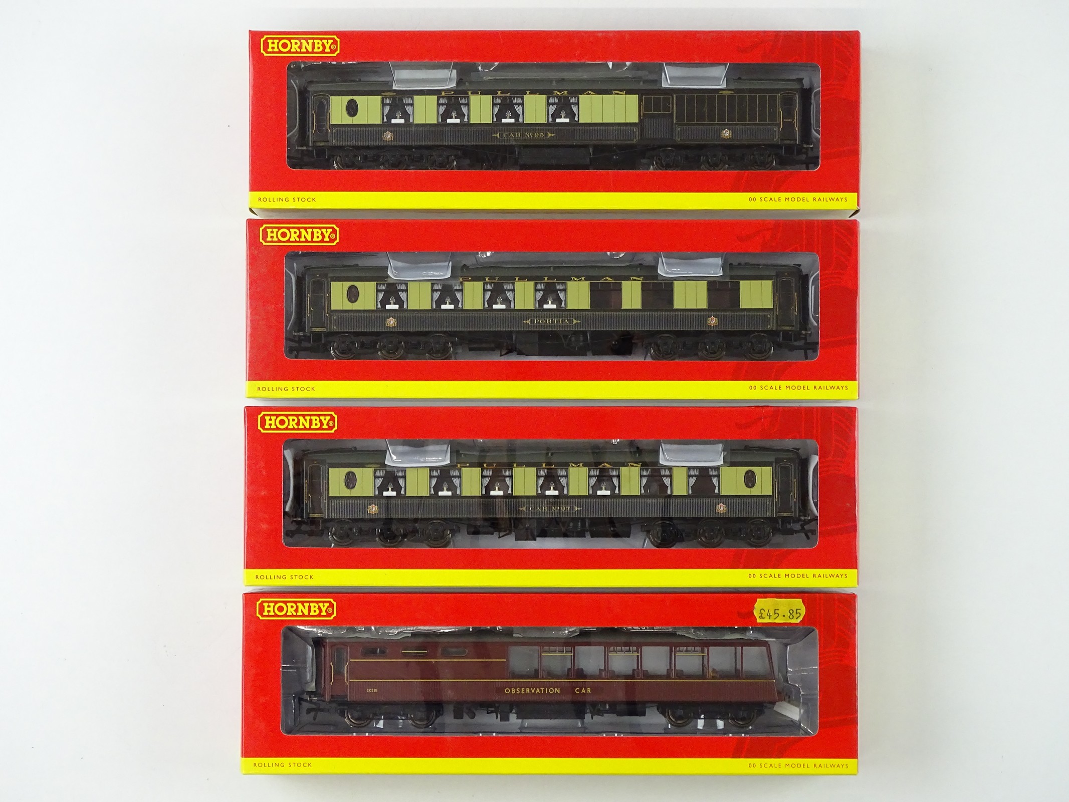 Lot 308 - A group of HORNBY OO gauge 12 wheel Pullman