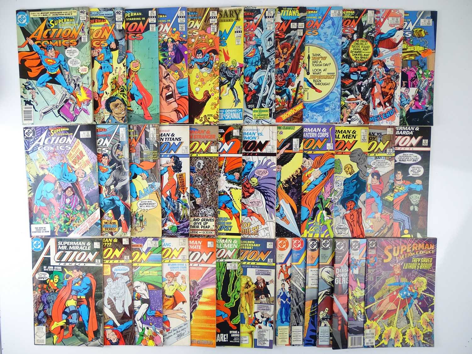 Lot 239 - ACTION COMICS: SUPERMAN (38 in Lot)