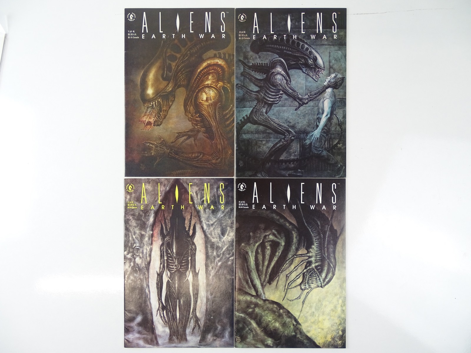 Lot 242 - ALIENS: EARTH WAR #1, 2, 3, 4 - (4 in Lot)