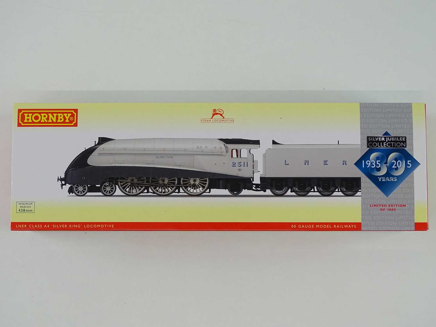 Lot 534 - A HORNBY OO gauge R3308 Silver Jubilee
