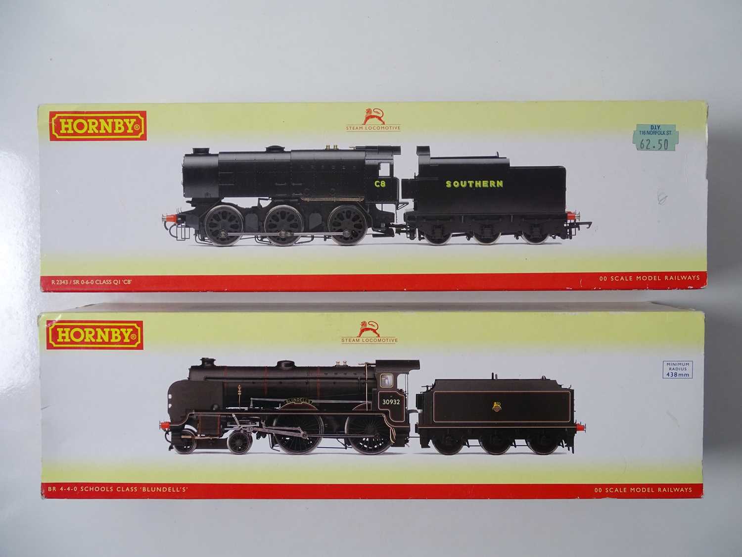 Lot 598 - A pair of HORNBY OO gauge steam locomotives