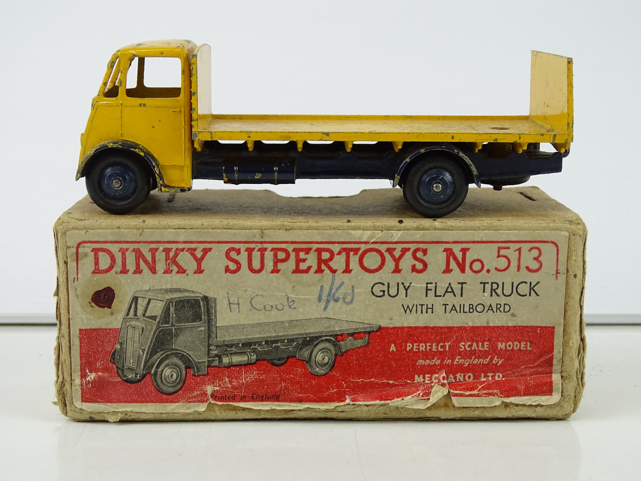 Lot 71 - A DINKY 513 Guy Flat Truck with tailboard,