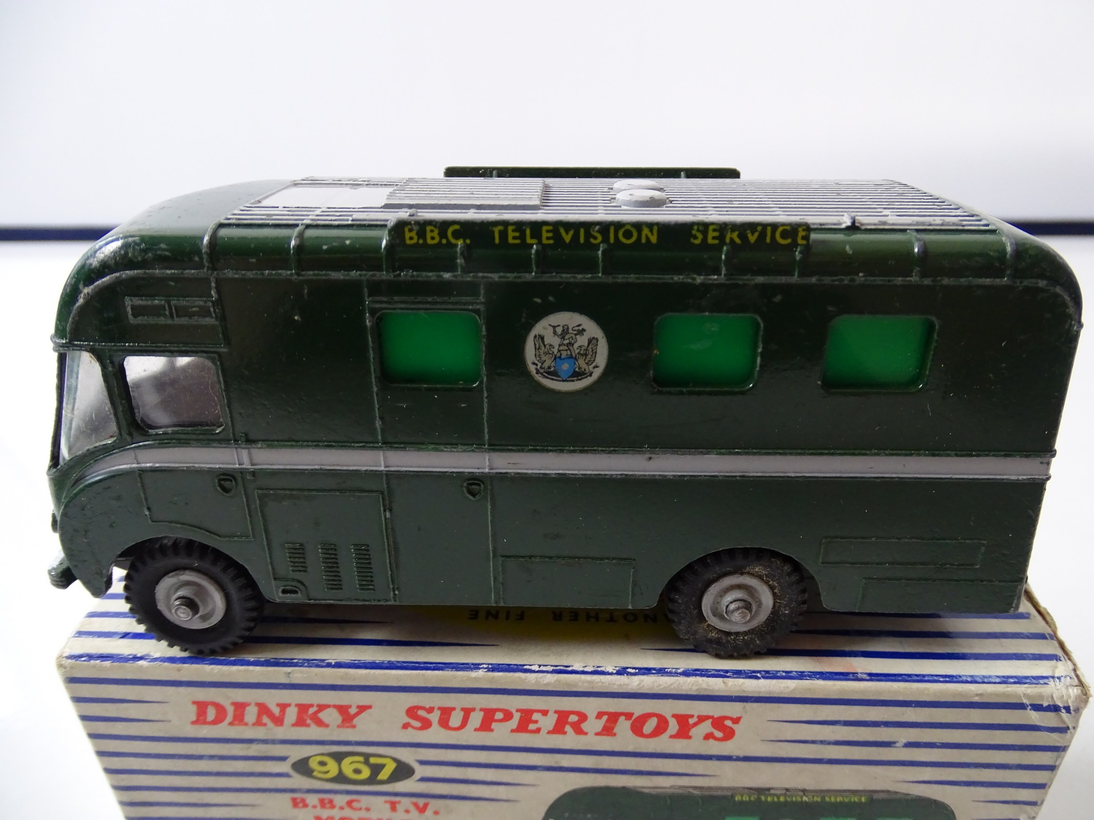 Lot 98 - A group of DINKY BBC TV Outside Broadcast