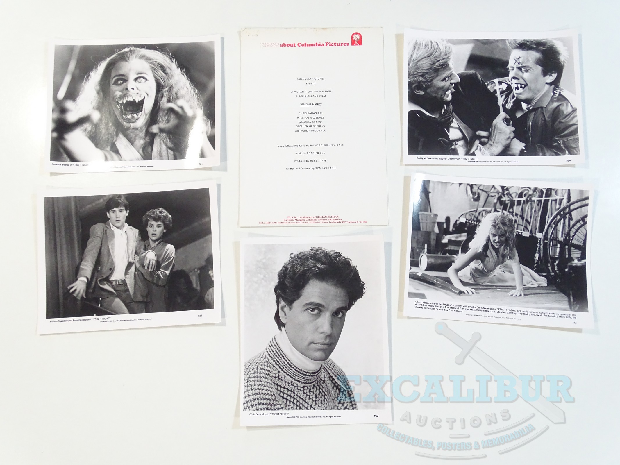 Lot 11 - FRIGHT NIGHT (1985) - A set of front of house