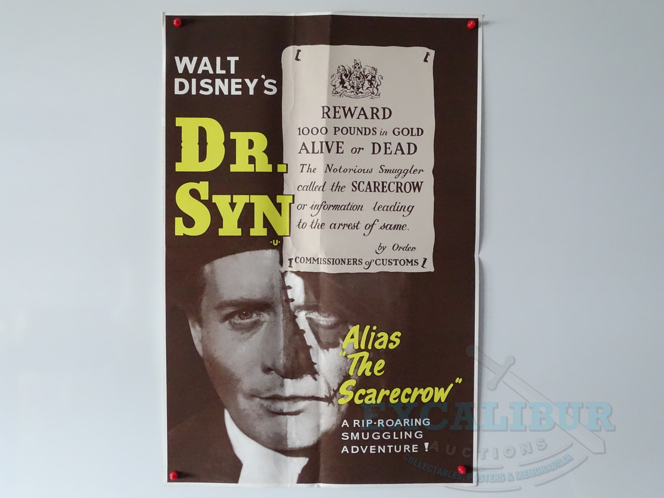Lot 119 - WALT DISNEY: DR SYN (1963) (alias the