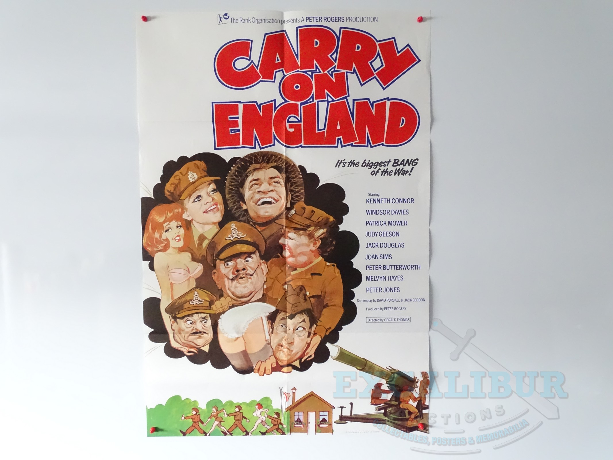 Lot 285 - A pair of CARRY ON UK one sheet movie
