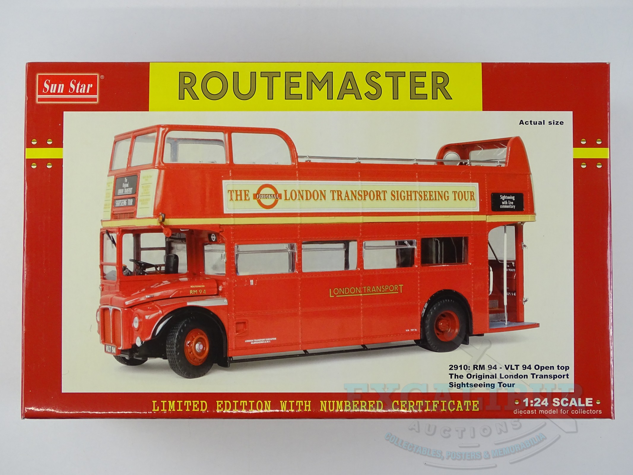 Lot 20 - A SUNSTAR 1:24 scale 2910 Routemaster bus