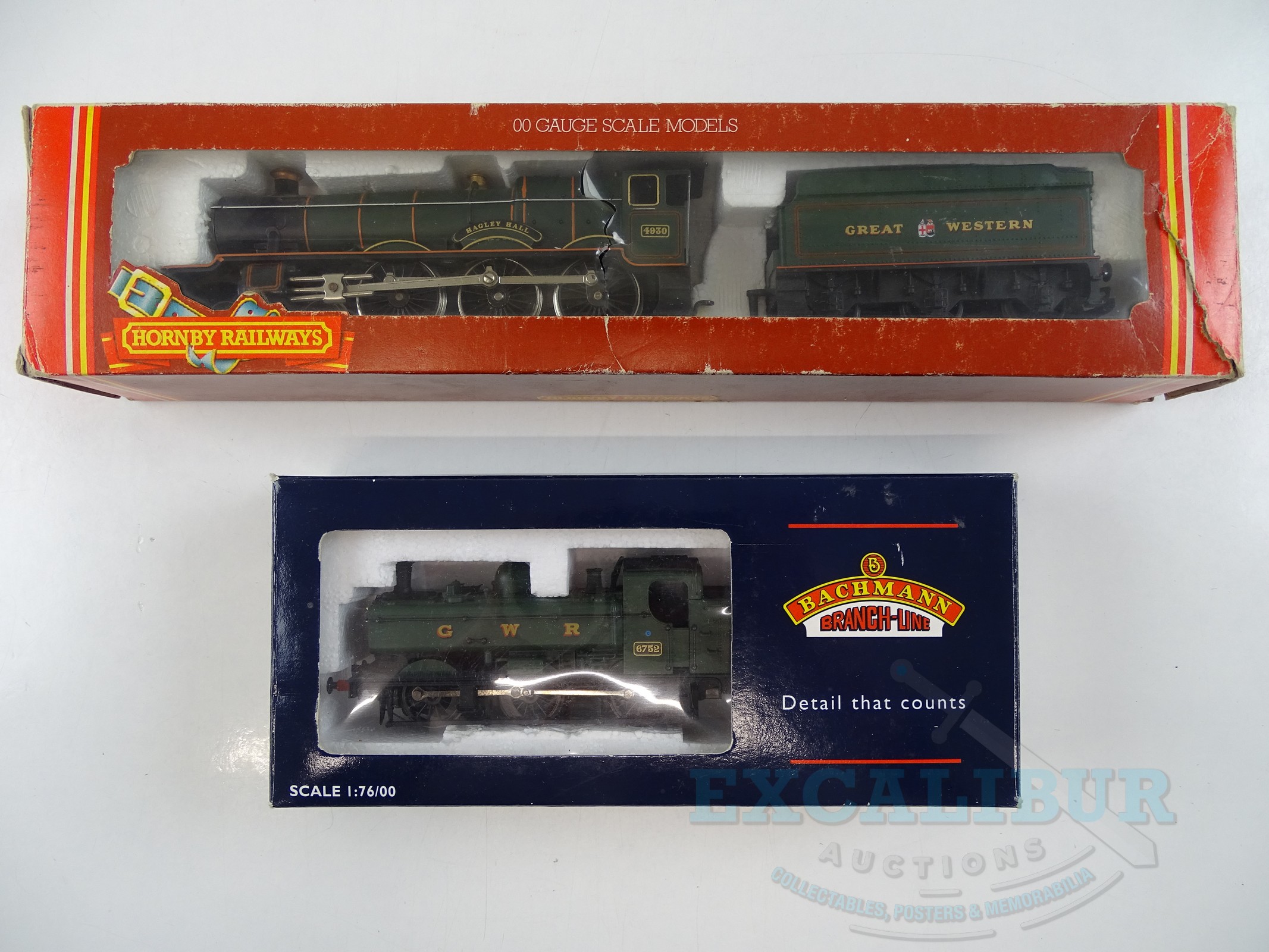 Lot 339 - A pair of OO gauge GWR steam locos