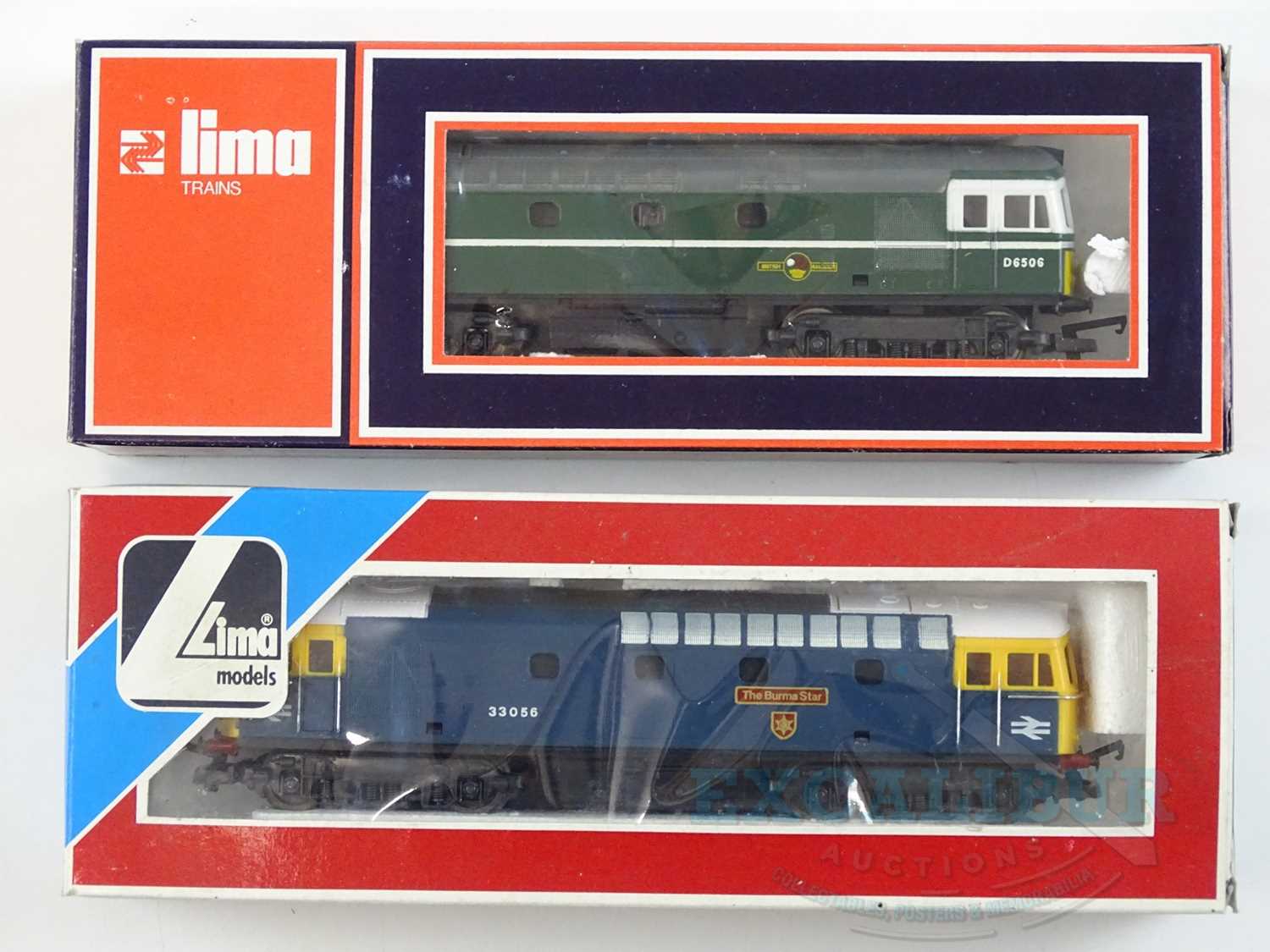 Lot 402 - A pair of LIMA OO gauge class 33 diesel