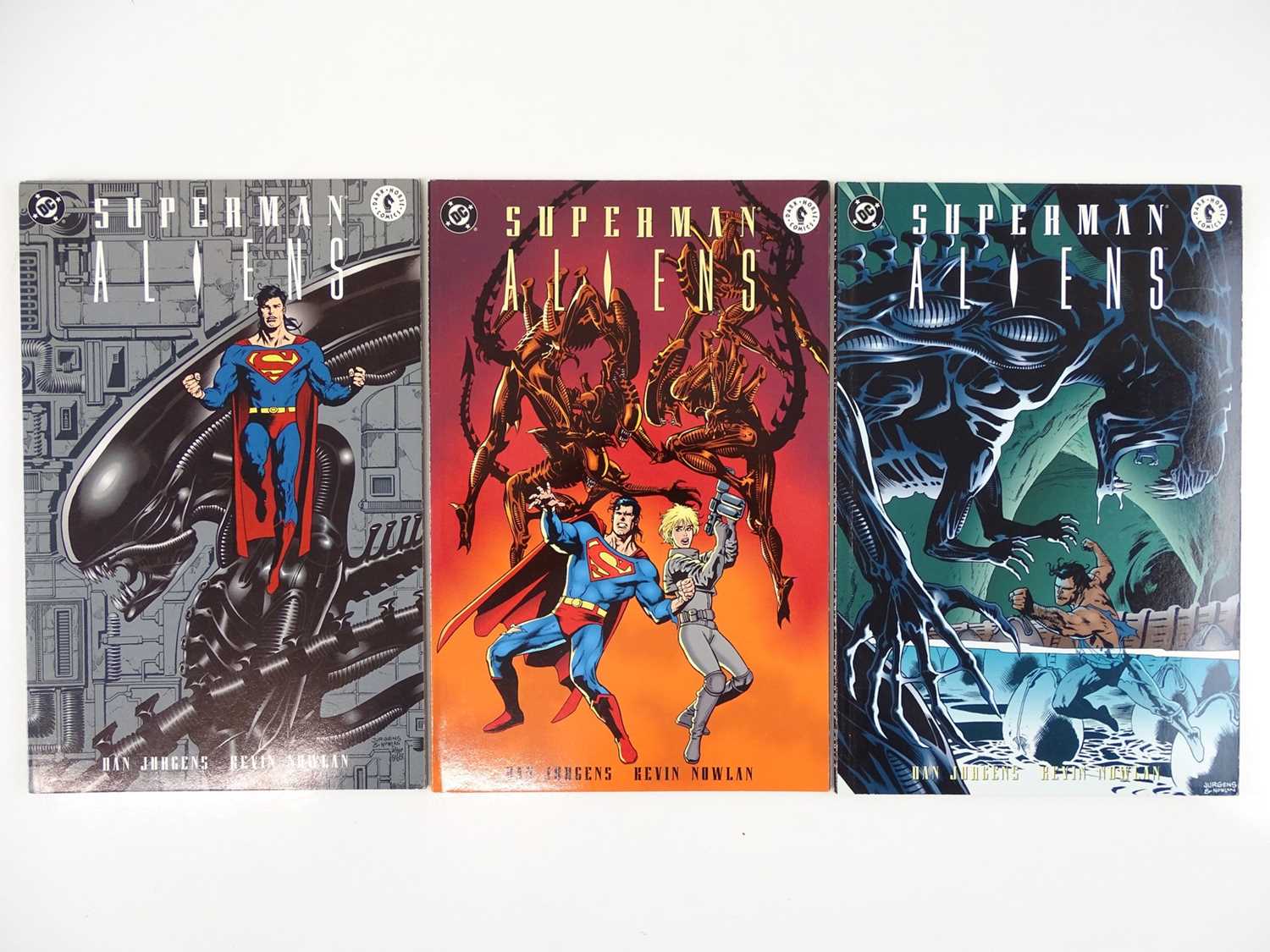 Lot 427 - SUPERMAN ALIENS #1, 2, 3 - (1995 - DC/DARK