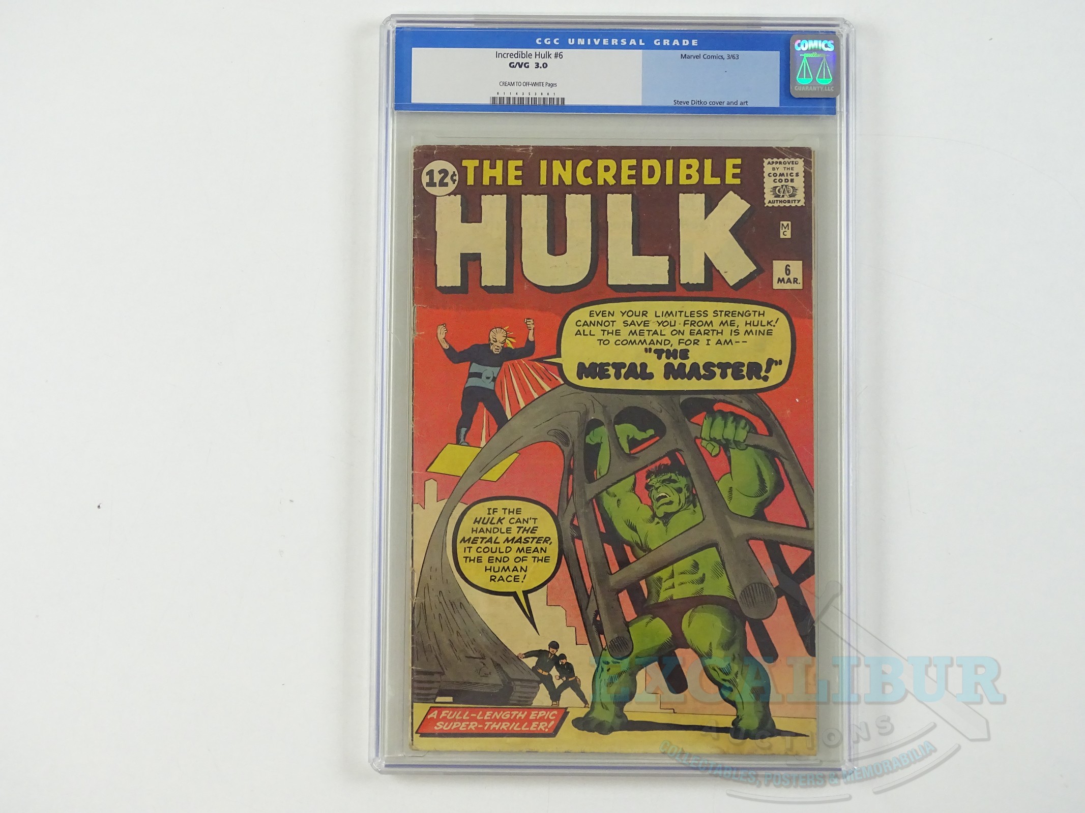 Lot 6 - INCREDIBLE HULK #6 (1963 - MARVEL) - GRADED