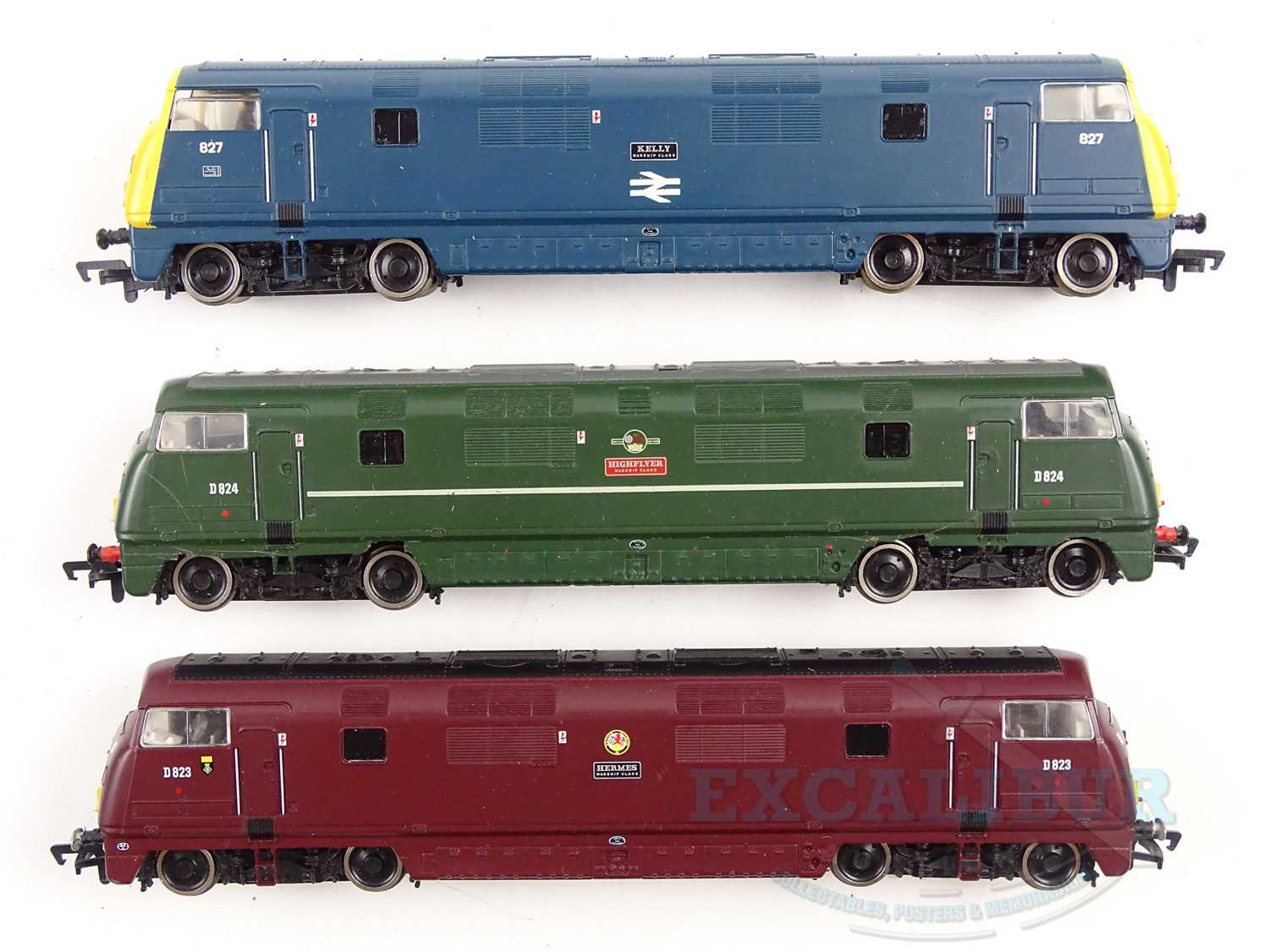 Lot 662 - A group of MAINLINE OO gauge Warship class