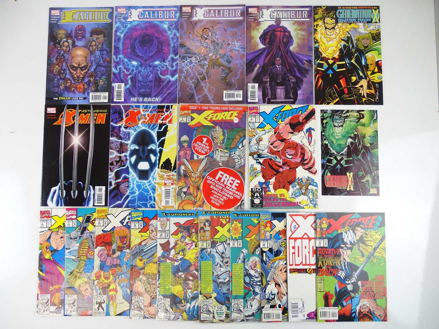 Lot 592 - GENERATION X, X-MEN, EXCALIBUR, X-FORCE