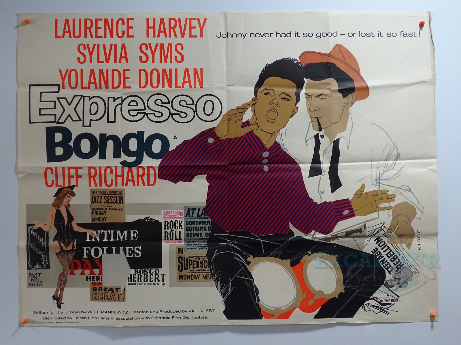 Lot 40 - EXPRESSO BONGO (1959) - A UK Quad movie