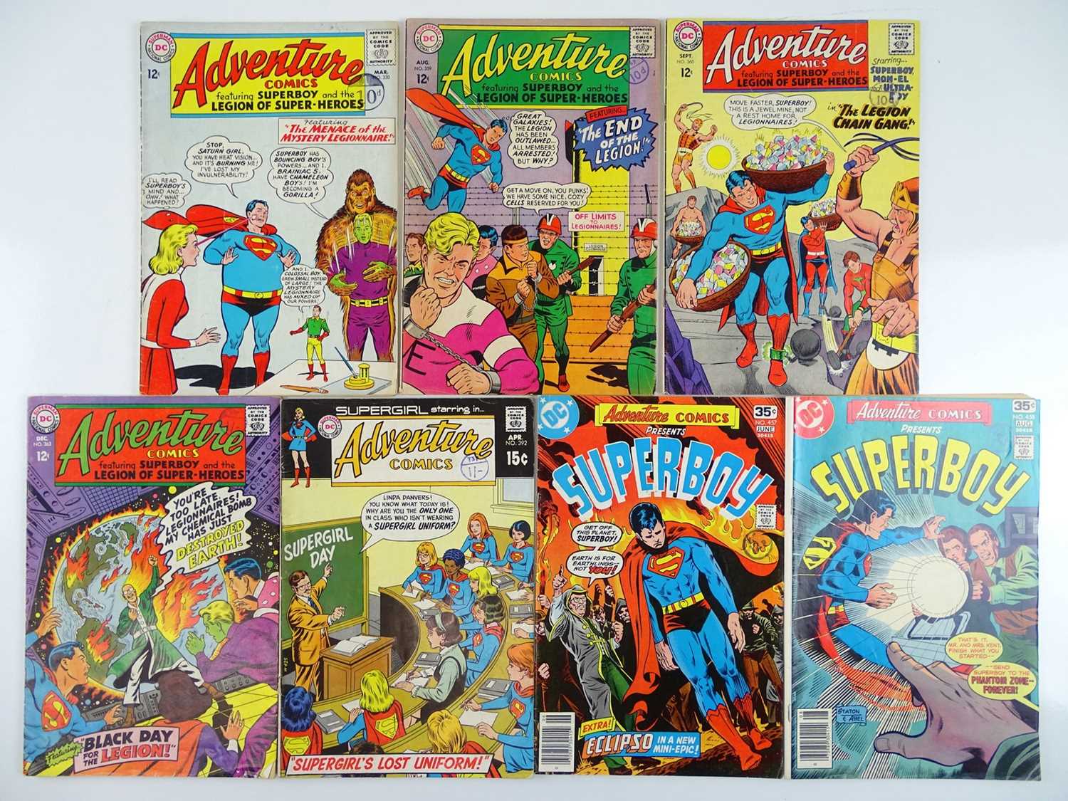 Lot 88 - ADVENTURE COMICS #330, 359, 360, 363, 392,