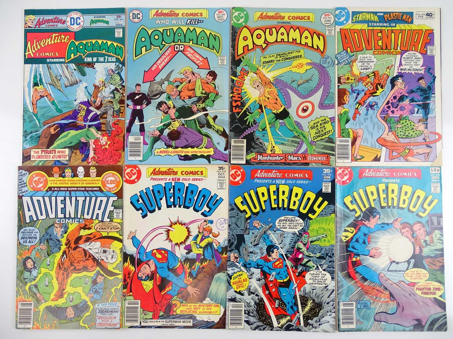 Lot 89 - ADVENTURE COMICS #441, 448, 451, 453, 454,
