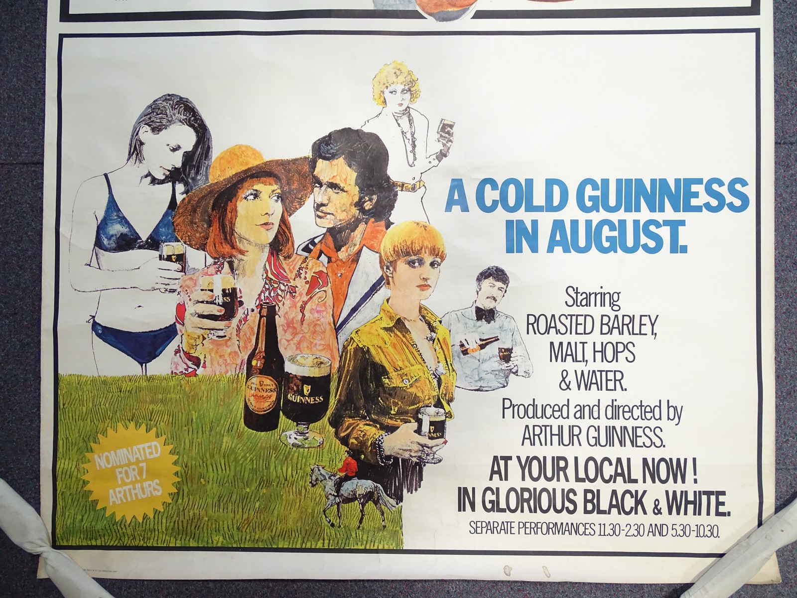 Lot 141 - GUINNESS: Movie poster style: 'A Fistful of